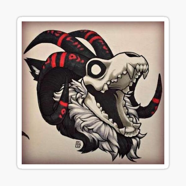"Wendigo" Sticker by Bagmilkk | Redbubble