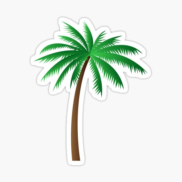 "Palm Tree" Sticker for Sale by mrdlucks | Redbubble