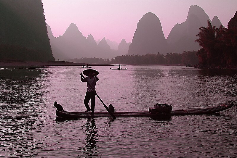 "Li River, China Subject: fine art, landscape" by fotinos | Redbubble