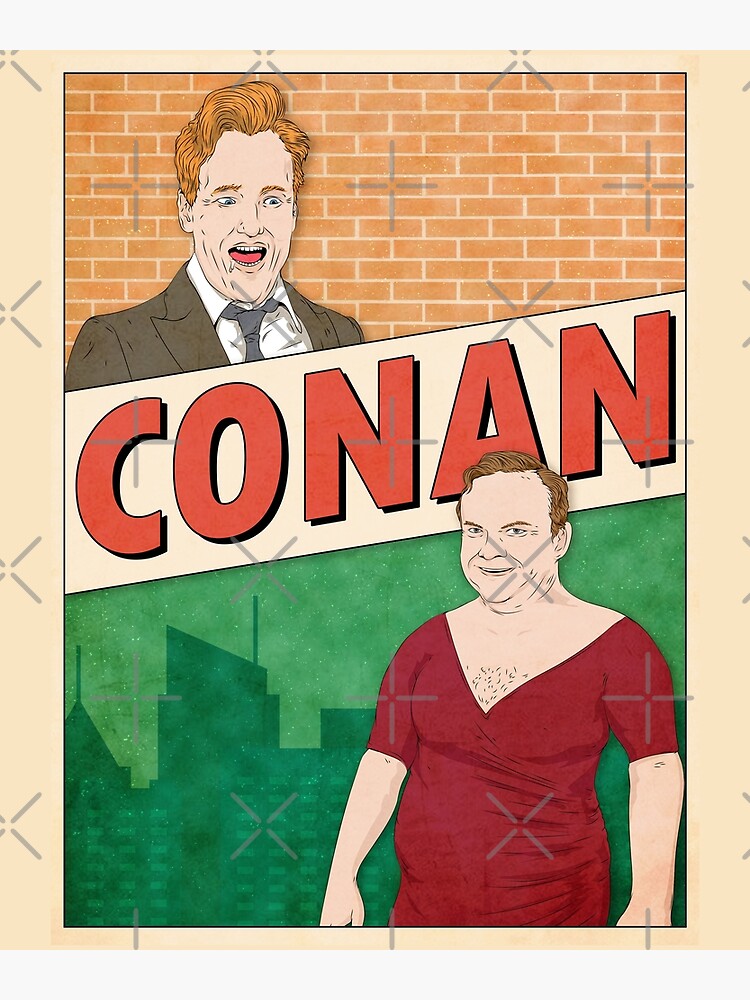 The CONAN Show Featuring Conan O'Brien & Andy Richter Premium Matte ...