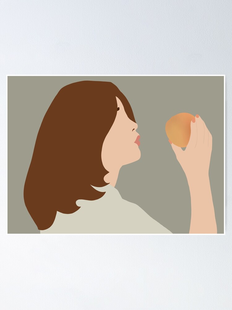 "Parasite Peach" Poster for Sale by artbyzuleika | Redbubble