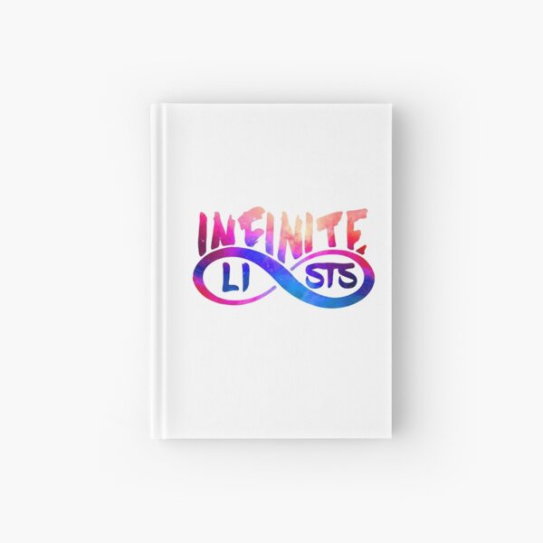 Cuaderno de tapa dura «Infinite lists Merch, Infinite Merch, infinite ...