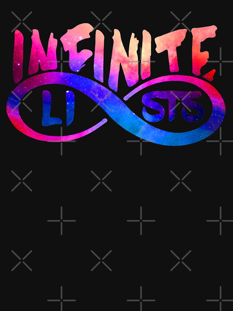 "Infinite lists Merch, Infinite Merch,infinite lists Galaxy logo ...