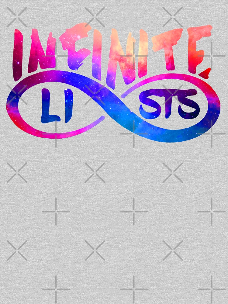 "Infinite lists Merch, Infinite Merch,infinite lists Galaxy logo ...
