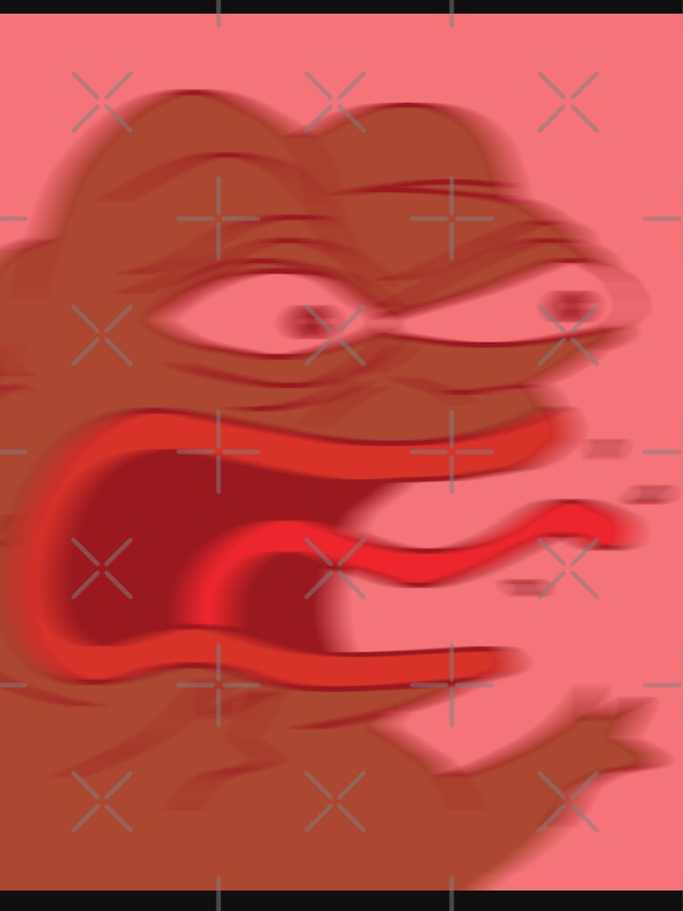 "Red Triggered Pepe the Frog Meme Shaking Reee Raging HD High Quality ...