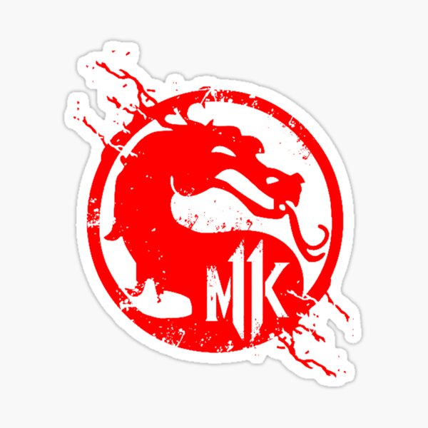 Mortal Kombat Dragon Logo Stickers | Redbubble