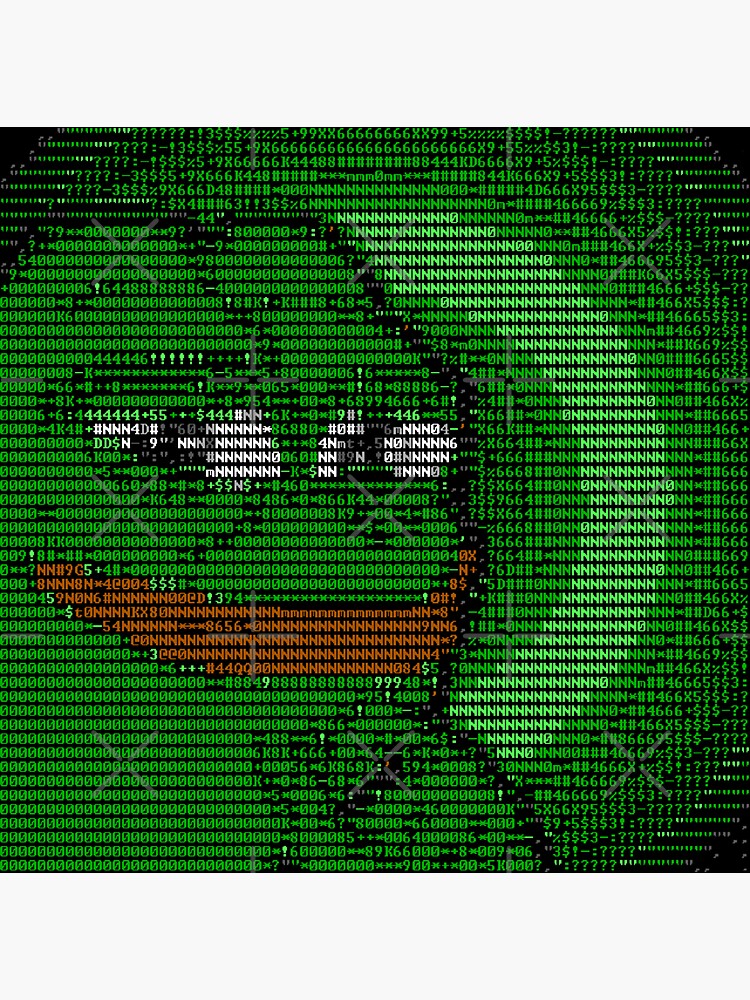 "Pepe The Frog Smug Face Meme Ascii Text Graphic Computer Retro Green ...