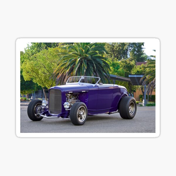 "1932 Ford 'Hot Rod' Roadster" Sticker for Sale by DaveKoontz | Redbubble