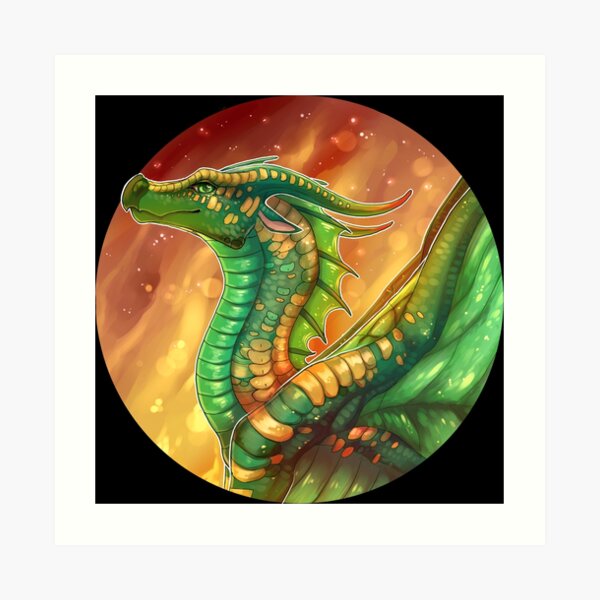 "Wings of Fire - Sundew" Art Print for Sale by Biohazardia | Redbubble
