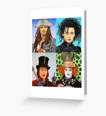 Johnny Depp: Greeting Cards | Redbubble