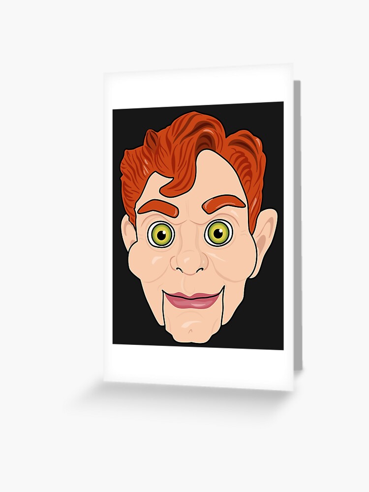 "Original Slappy" Greeting Card for Sale by Horrorshow Art | Redbubble