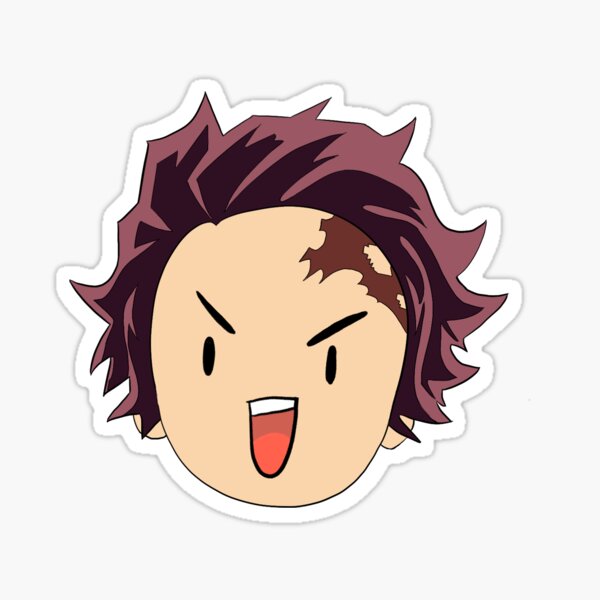 "Chibi Tanjiro" Sticker by Saucemeup | Redbubble