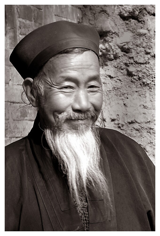 "Chinese Monk Subject: Fine art, people, China" by fotinos | Redbubble