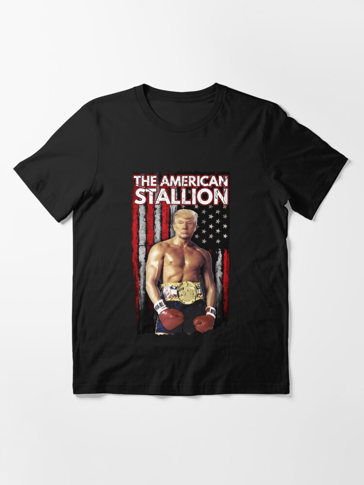 "Boxer Trump - Rocky Trump Meme" Essential T-Shirt for Sale by Ellyzium ...