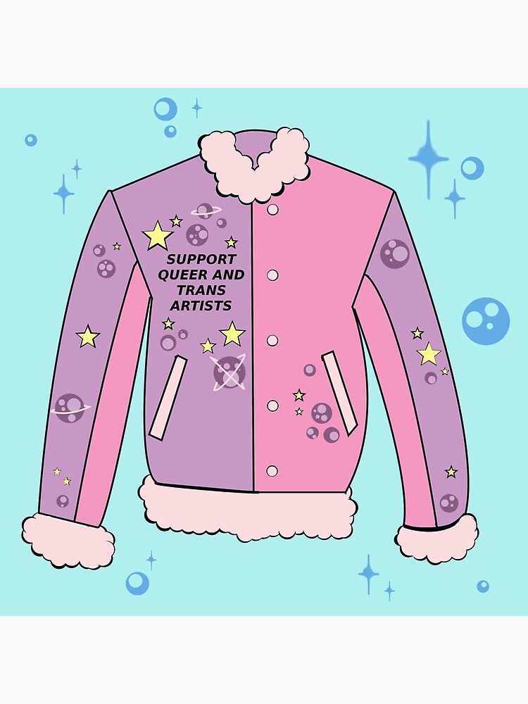 "support queer and trans artists" Poster by PrincessMunia | Redbubble