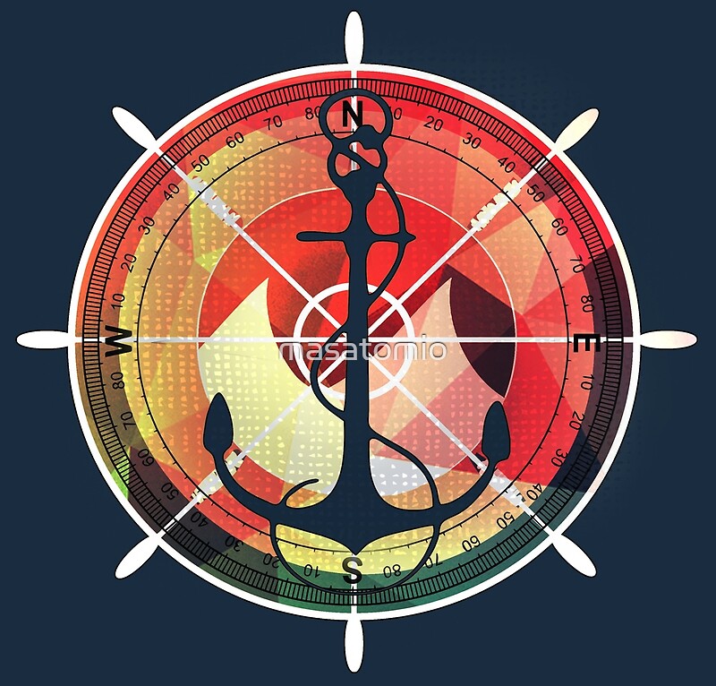 "Captains sea anchor maritime sailor " by masatomio | Redbubble