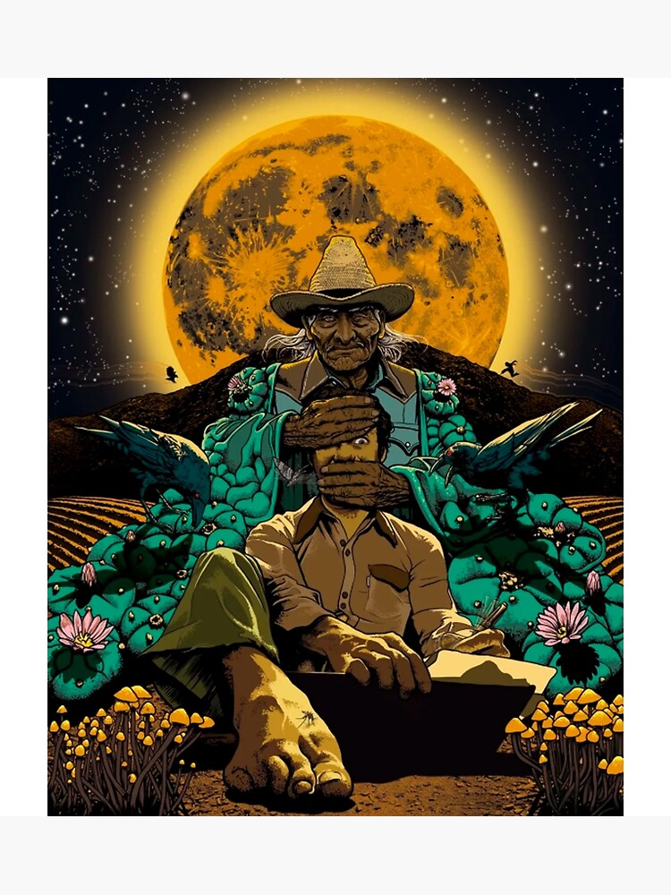"Carlos Castaneda and Don Huan" Poster for Sale by Morphey22 | Redbubble