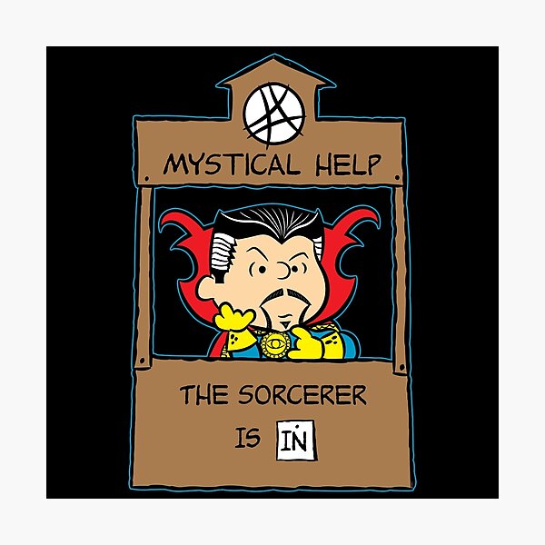 "Der seltsame Doktor ist in" Fotodruck von RyanAstle | Redbubble