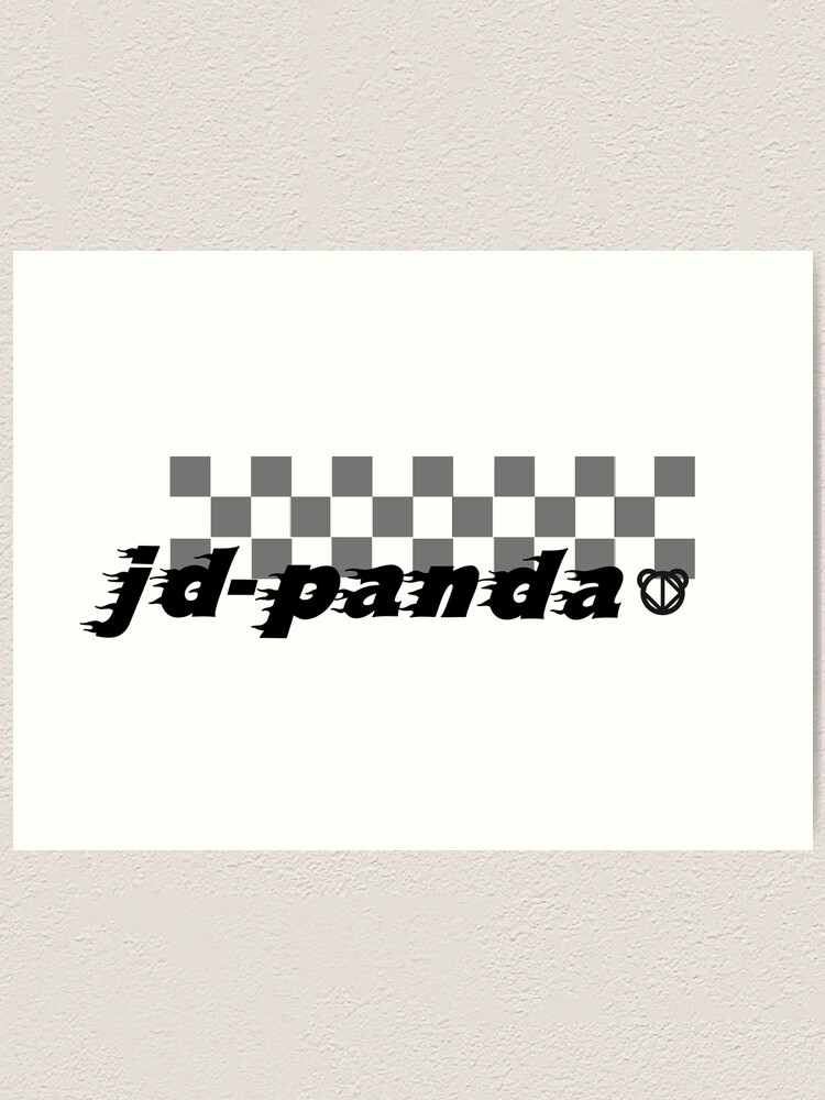"JD-PANDA Checkerboard Flames" Art Print by JD-PANDA | Redbubble