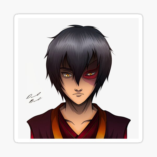 "Zuko The Banished Prince" Sticker for Sale by davidbowles1 | Redbubble