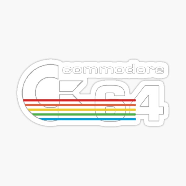 "Retro commodore" Sticker for Sale by reasprime | Redbubble