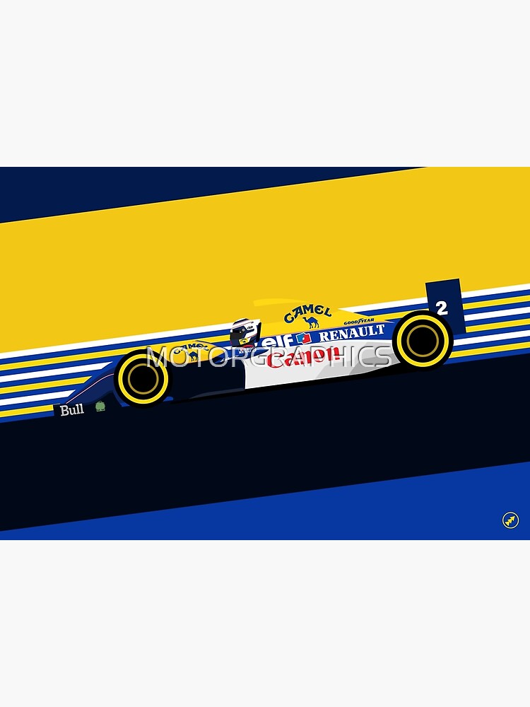 "Alain Prost 1993 | Retro F1" Poster for Sale by MOTORGRAPHICS | Redbubble