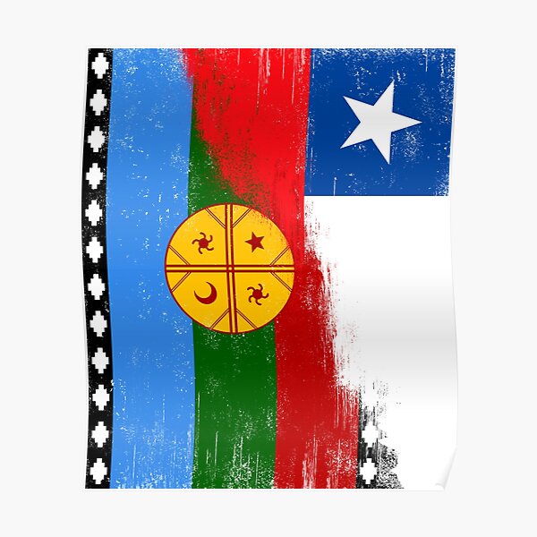 "CHILE MAPUCHE MIX, CHILEAN NATIVE MAPUCHE" Poster by ArtistaShop ...