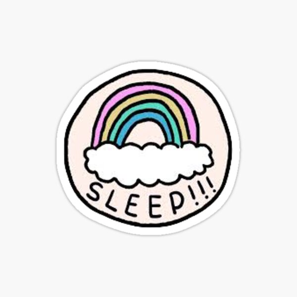 "Love Sleep" Sticker for Sale by zdelawary | Redbubble