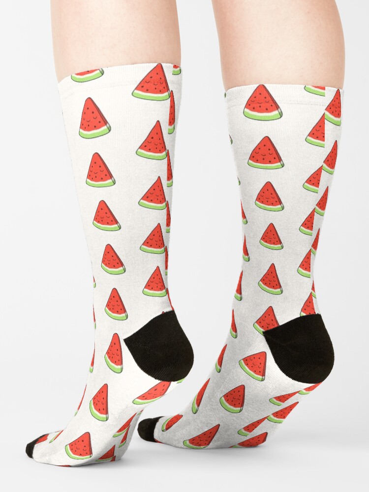 "Watermelon" Socks for Sale by kimvervuurt | Redbubble