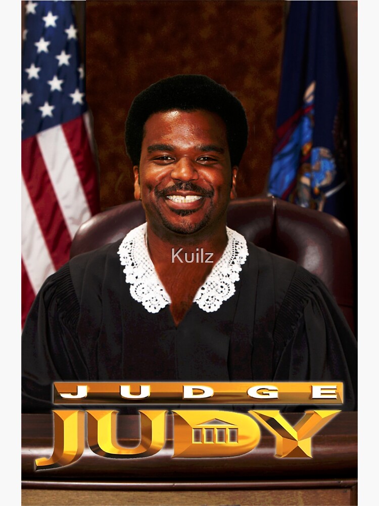 "Judge Judy" Sticker for Sale by Kuilz | Redbubble