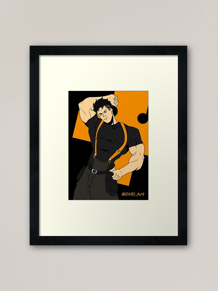 "Fire Force Captain Obi" Framed Art Print for Sale by DoodlHappyDavis ...