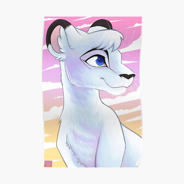 "Kimba Portrait" Poster by Draikinator | Redbubble