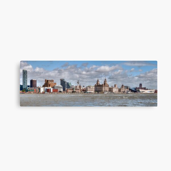 "Liverpool's Iconic Waterfront" Canvas Print by SteveHClark | Redbubble
