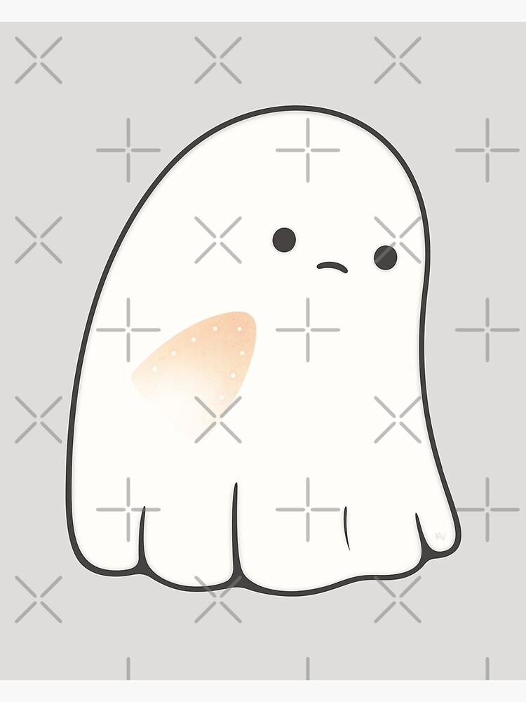 "Sad ghost" Art Print by kimvervuurt | Redbubble