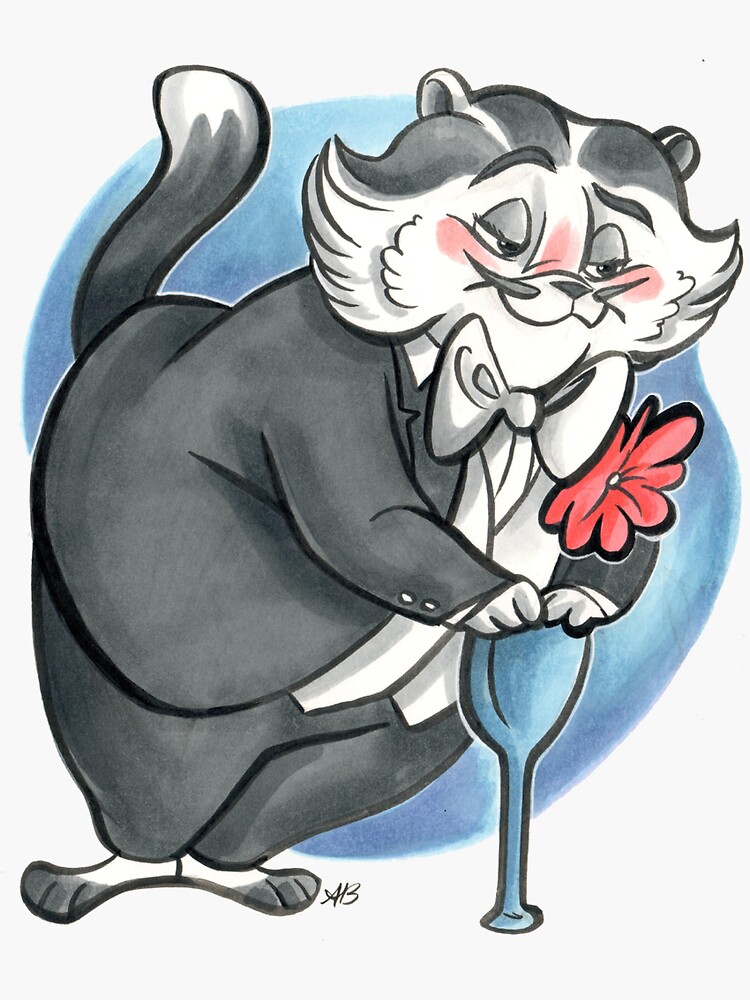 "Bustopher Jones" Sticker for Sale by AlexBowman314 | Redbubble