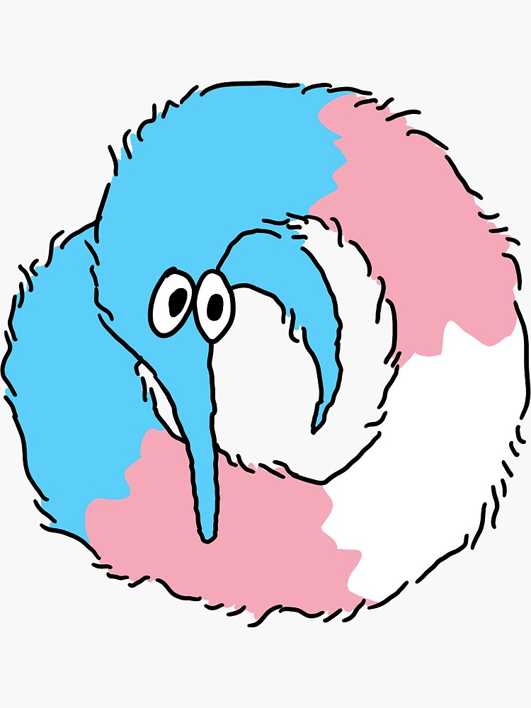 "Trans Worm" Sticker by drubicunda | Redbubble