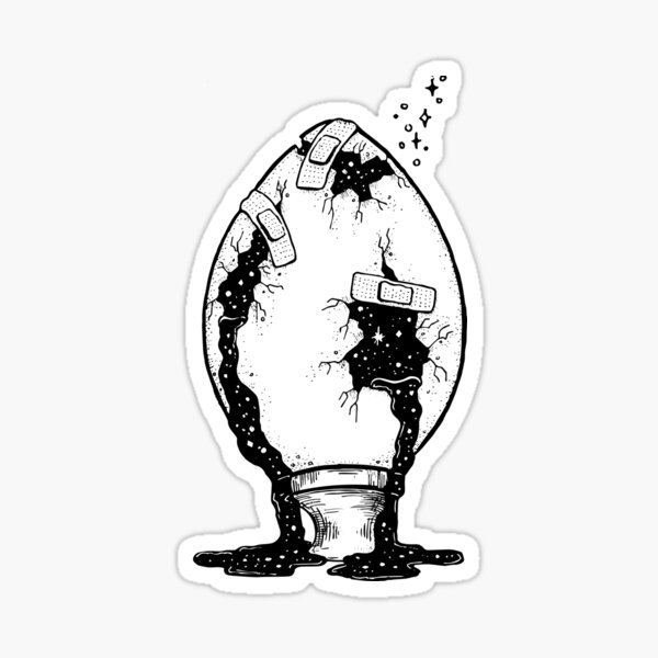 "Fragile Shell" Sticker for Sale by artbysylph | Redbubble