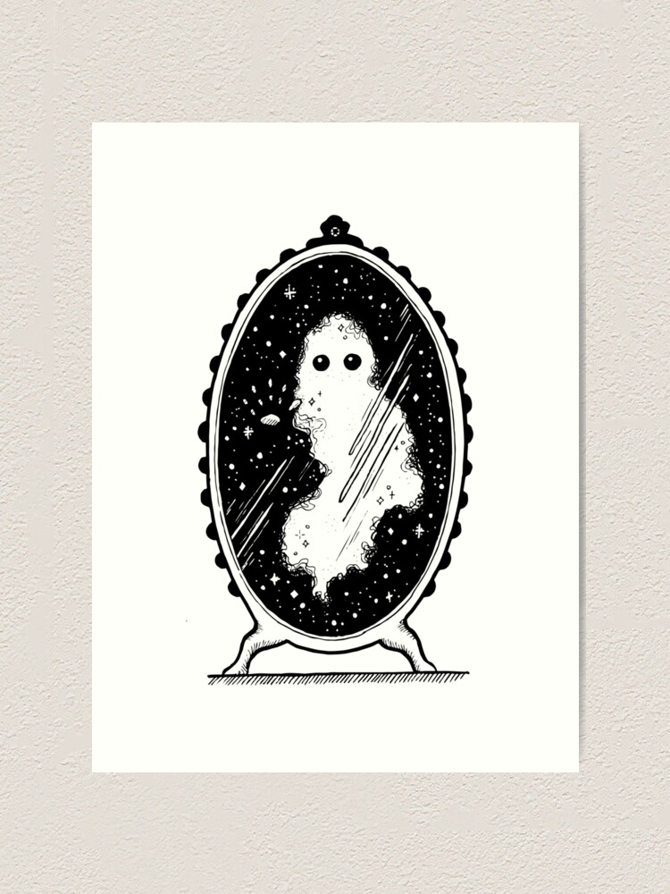 "Mirror Ghost" Art Print for Sale by artbysylph | Redbubble