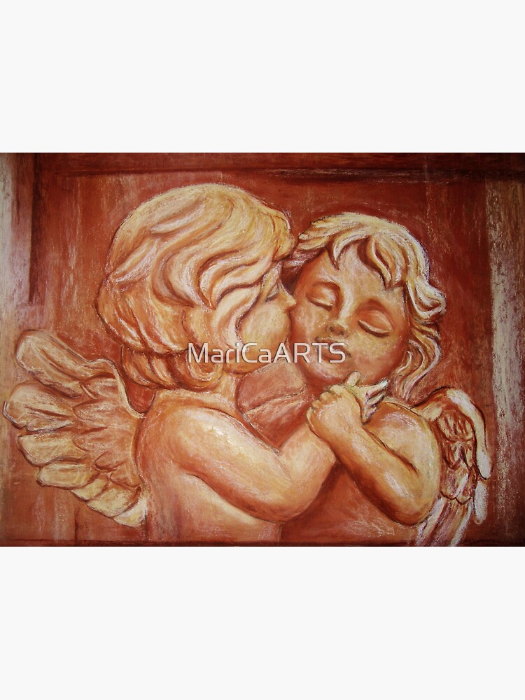 "'BELOVED ANGELS'" Sticker by MariCaARTS | Redbubble