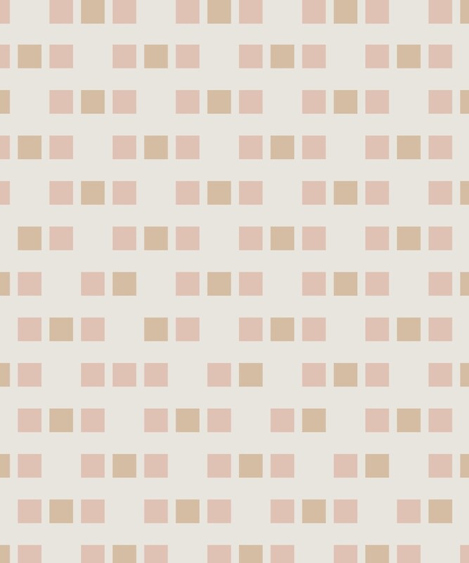 "Cubed - Minimalist Geometric Pattern in Soft Neutral Colors Blush Pink ...