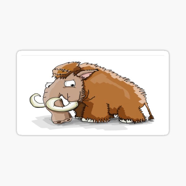 Wooly Mammoth Stickers | Redbubble