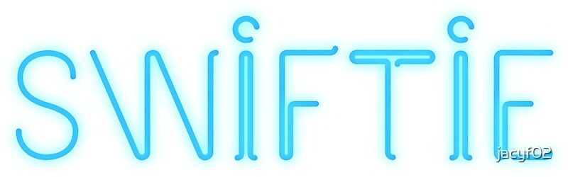 "Swiftie 1989 Blue Taylor Swift (lighter)" by jacyf02 | Redbubble