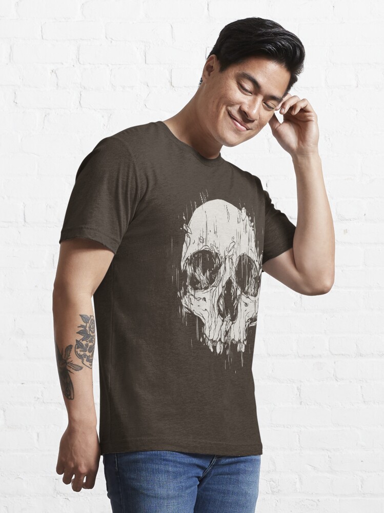 "Broken skull" T-shirt for Sale by carbine | Redbubble | skull t-shirts ...