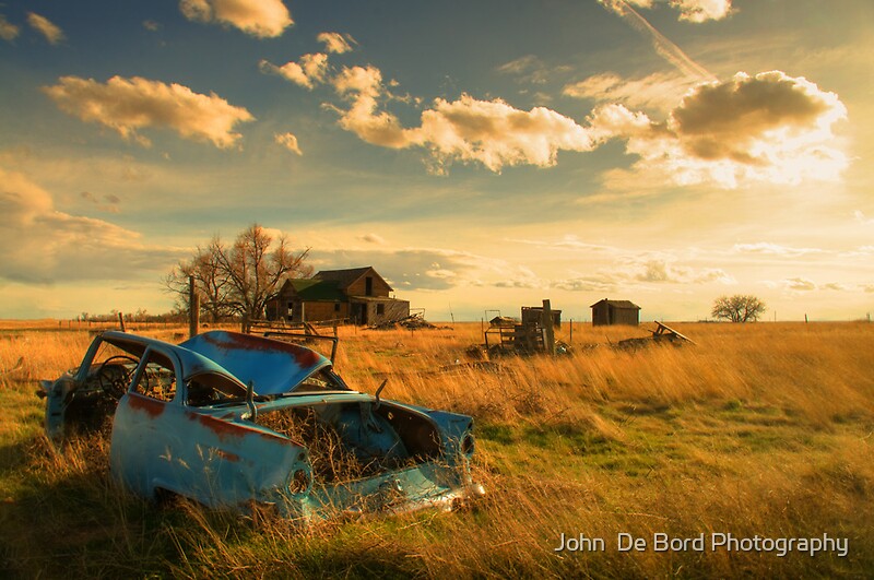 "Old Fords & Farms-HDR" by John De Bord Photography | Redbubble