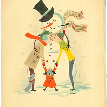 "A Mid-Century Christmas 3" Greeting Card for Sale by Felix d'Eon ...