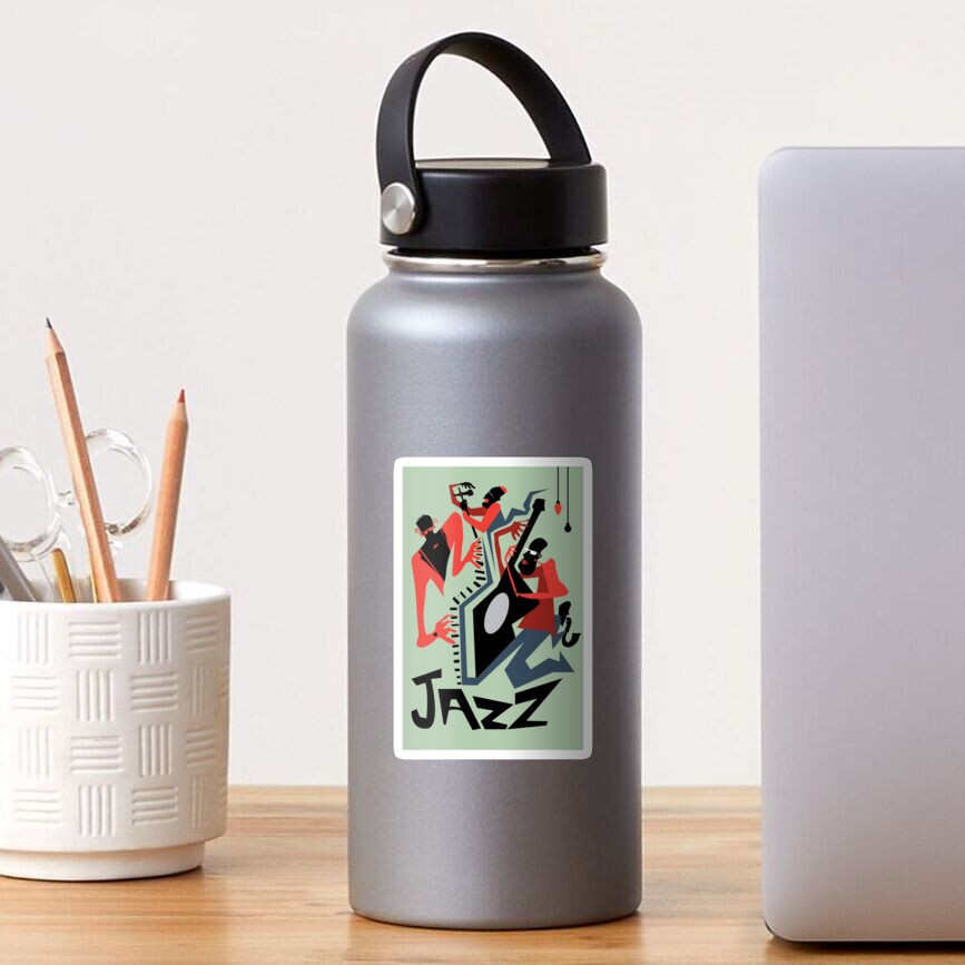 "Jazz Quartet" Sticker by TIGERDAVER | Redbubble