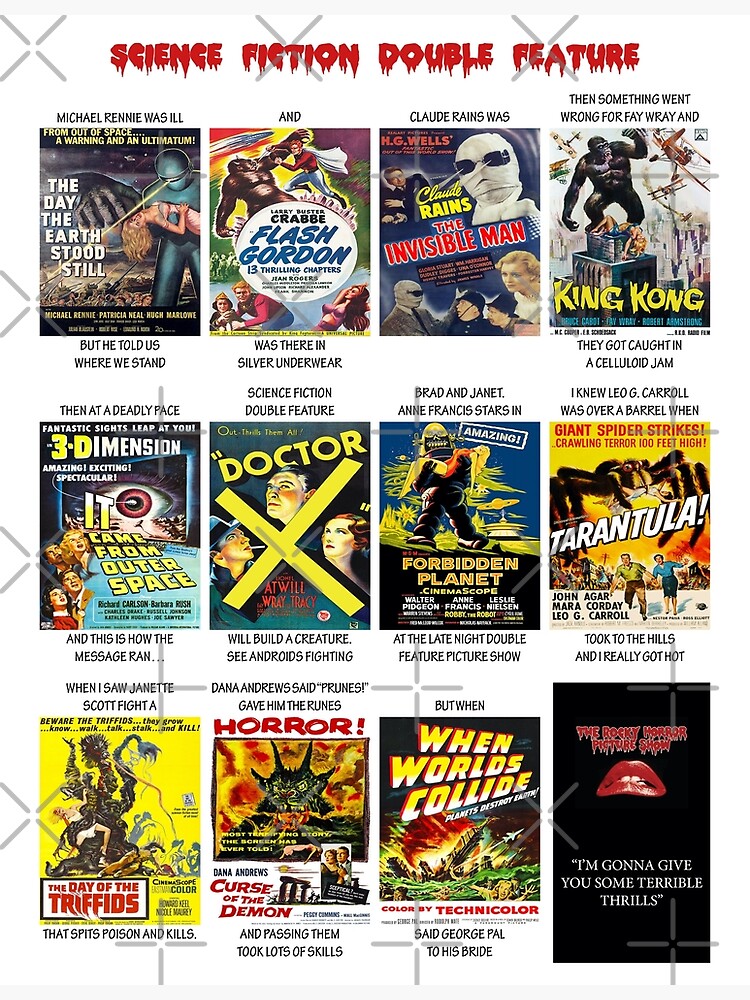 "RHPS Science Fiction Motion Picture" Poster by geekifyme | Redbubble