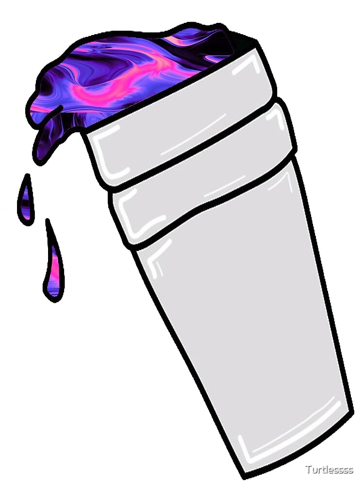 "Lean Double Cup Psychedelic Trippy Drip" Art Print by Turtlessss ...