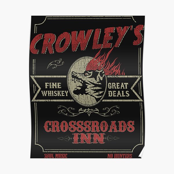 "Crowley " Poster for Sale by tomieO | Redbubble
