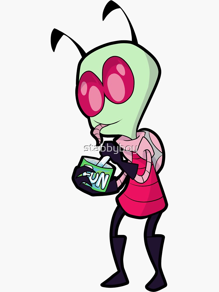 "Fun Dip Zim" Sticker for Sale by stabbyboy | Redbubble